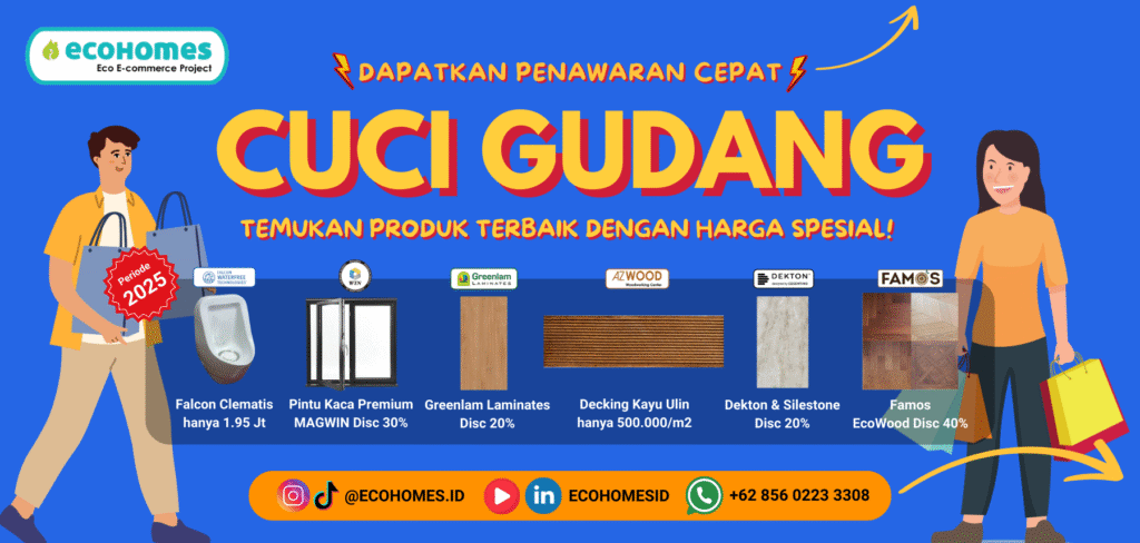 Ecohomes Eco E-commerce Project B2B khusus Bahan Bangunan, Interior ...